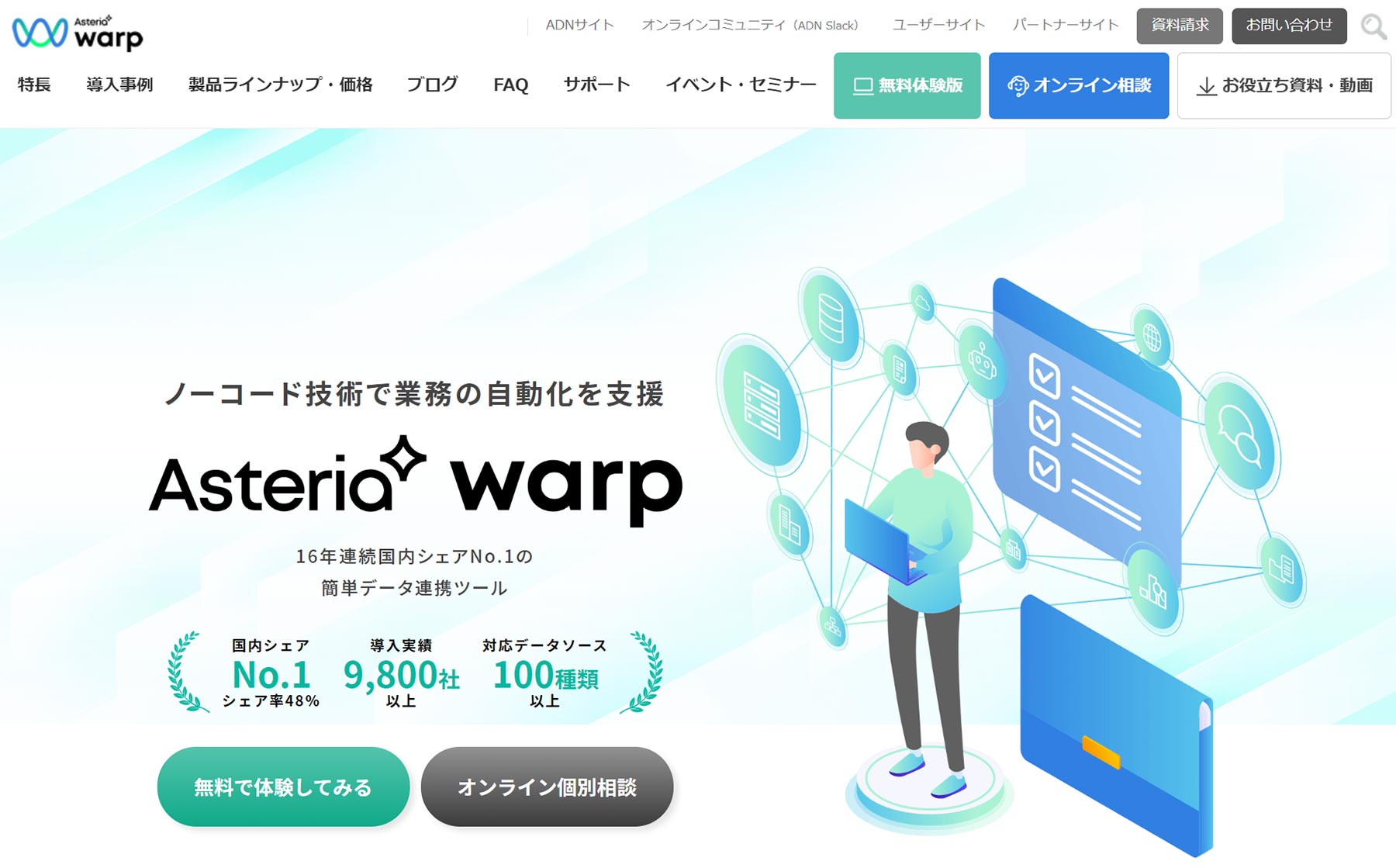データ連携ツールの比較7選。EAIをタイプ別に紹介 | アスピック｜SaaS比較・活用サイト